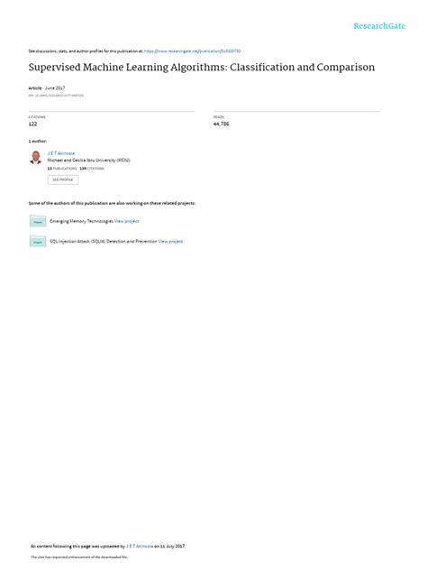 Ml Classification1 Pdf Machine Learning Statistical Classification