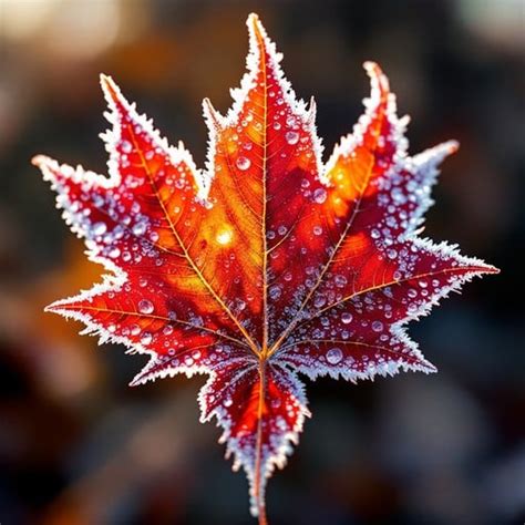 Free Frosted Maple Beauty Image Maple Frost Autumn Download At