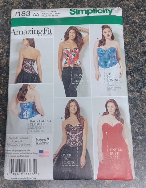 Corset Pattern Simplicity