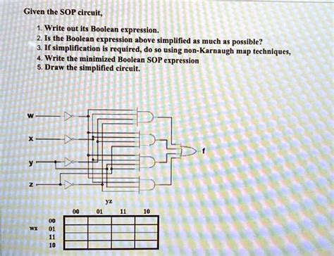 solved texts digital logic can you find me the answer asap given the sop circuit 1 write