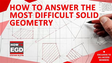 How To Answer The Most Difficult Solid Geometry Question Egd Paper 1