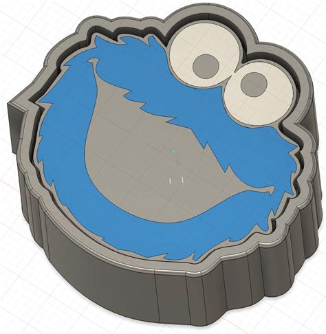 Cookie Monster Clicker Fidget Yoy By Laforjadecobos Makerworld