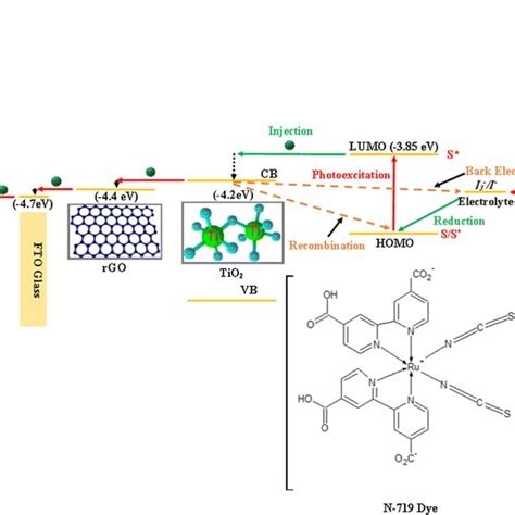 schematic of tio2 rgo nc based dsscs download scientific diagram