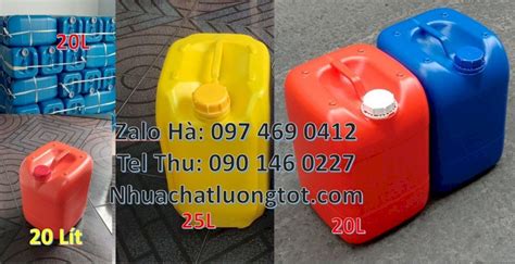 Can Gía Sỉ Can Nhựa Lít Đựng Thuốc Thú Y Can L Giá Rẻ Can L Trắng Can Vuông Lít