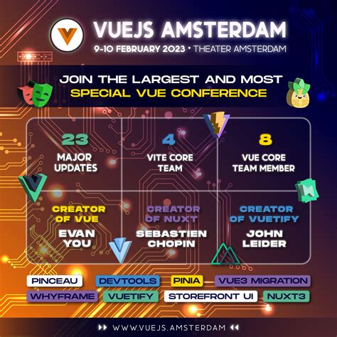 Vuejs Amsterdam On Twitter 🚨 92 Sold Out🚨 👉 Final Agenda Released