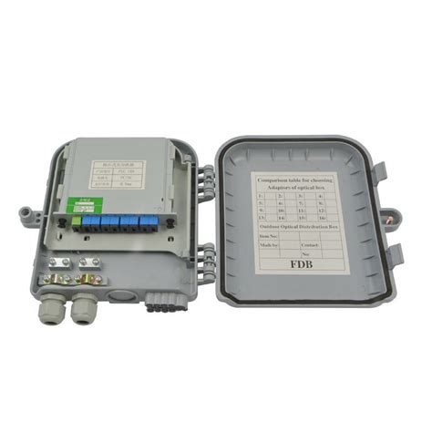 Ftth Fdb 8 Core Fiber Distribution Box Outdoor Terminal Splitter Box