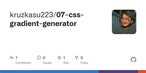 Github Kruzkasu22307 Css Gradient Generator
