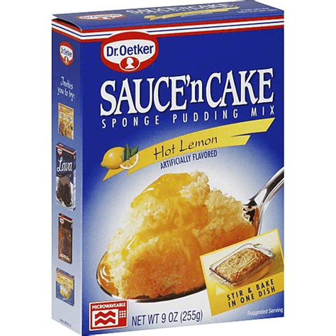 Dr Oetker Sauce N Cake Pudding Mix Sponge Hot Lemon Jello
