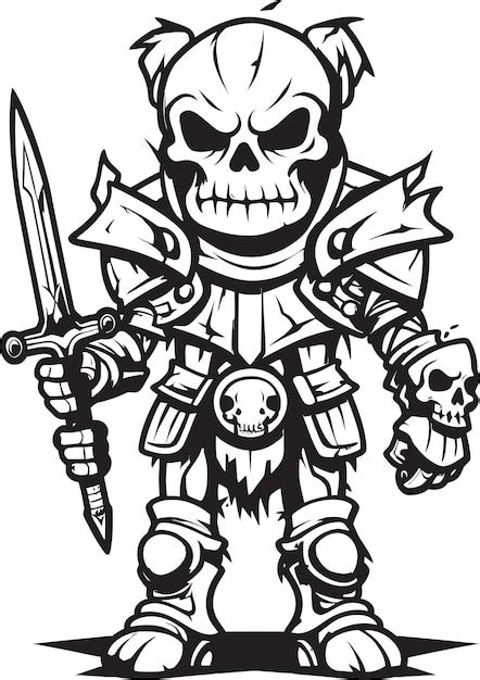 Eerie Crusader Zombie Knight Soldier Black Emblem Icon Necrotic