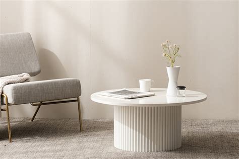 잉글랜더 플랫 템바보드 원형 거실 소파 좌식테이블 800 2colors 위시버킷