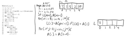 Solved Not Sure If I Did The Mergesort Execution Correct As