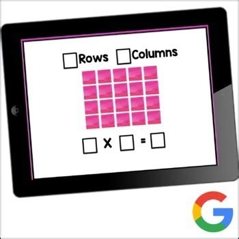 Arrays For Multiplication GOOGLE SLIDES Digital Learning TPT