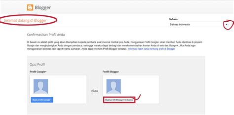 Tutorial Cara Membuat Blog Di Blogger Blogspot Lengkap Gambar