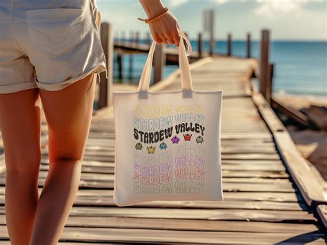 Stardew Valley Junimo Canvas Tote Bag Stardew Valley Stardew T Groovy Stardew Valley Stardew
