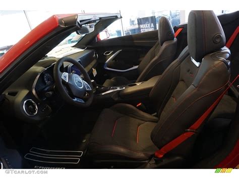 Jet Black Interior 2019 Chevrolet Camaro Zl1 Convertible Photo