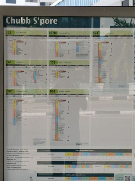 S Pore Bus Stop Guides Now Have Bigger Font Bus Stop Codes Sleeker