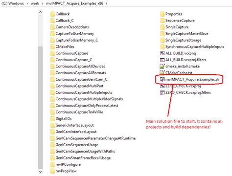 Impact Acquire Sdk C Building Linking And Running Applications