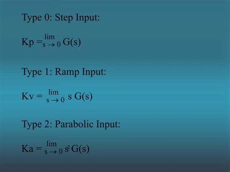 Steady State Error Pptx Technology And Computing