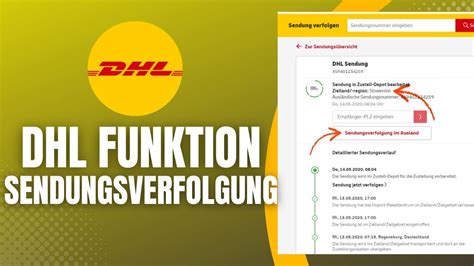 Dhl Sendungsverfolgung Wie Funktioniert Es Anleitung Youtube