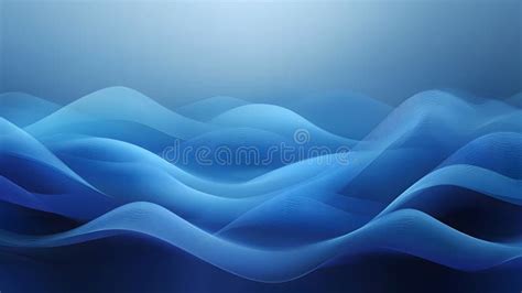 Soft Gradient Dark Blue Wave Transition Background Stock Illustration Illustration Of Line