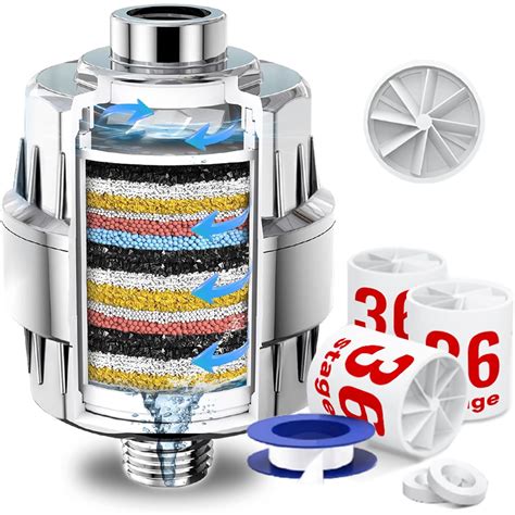36 Stage Shower Head Filter Shower Filter With Vitamin C E For Hard