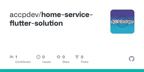 Github Accpdevhome Service Flutter Solution