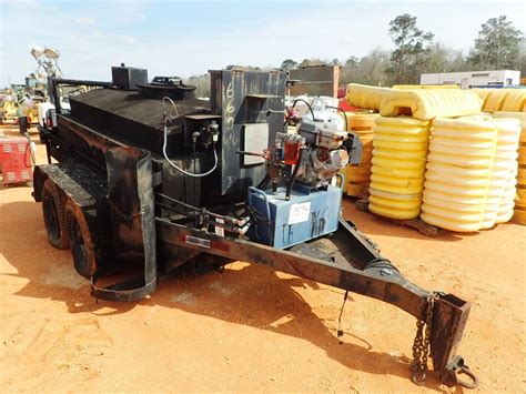 Tack Pot Asphalt Asphalt Tank On Ta Trailer Jm Wood Auction
