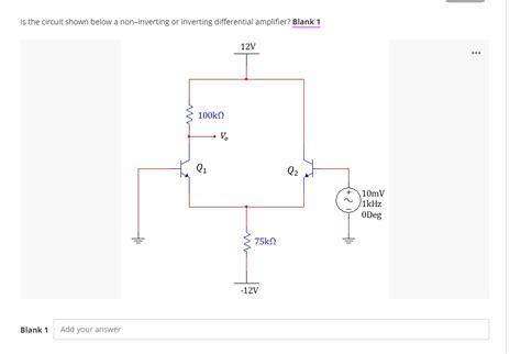 solved is the circuit shown below a non inverting or
