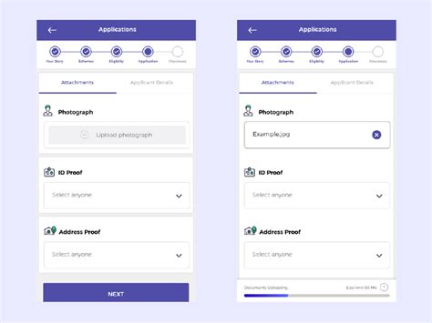 Document Attachment Ui Design