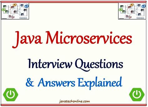 Microservices Interview Questions Javatechonline