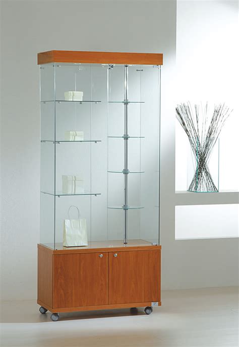 Display Case With Rotating Shelves At Hilda Connor Blog