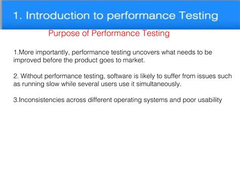Performance Testing With Jmeter Ppt