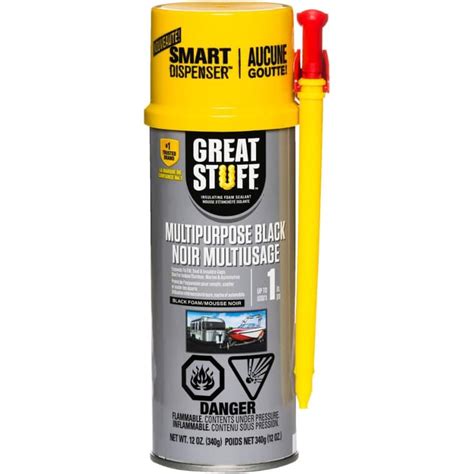 Great Stuff 340g Multi Purpose Black Foam Sealant Home Hardware
