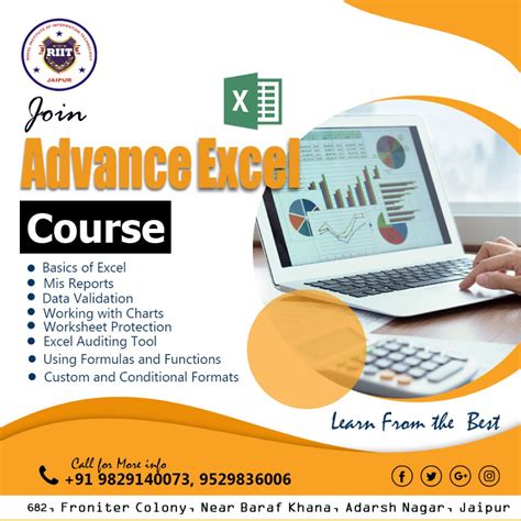 Top Microsoft Advanced Excel Training Course In Jaipur Updated 1 Aug 2023