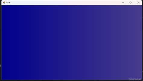 winform 窗体和panel的背景静态渐变色填充 csdn博客