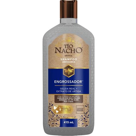 Shampoo Tío Nacho Antiqueda Engrossador 415ml Anossadrogaria