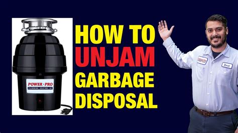 HOW TO UNJAM GARBAGE DISPOSAL - YouTube