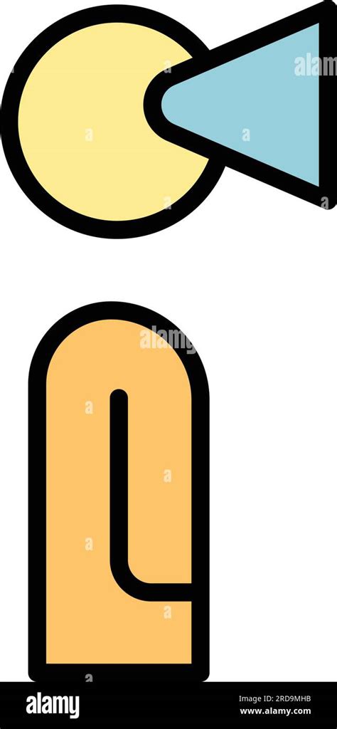 Visual System Icon Outline Vector Sensory Perception Process Health