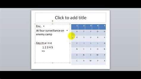 Transposition Cipher Youtube