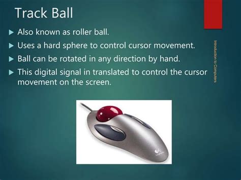 Computer Fundamentals Input And Output Devices Ppt Computer