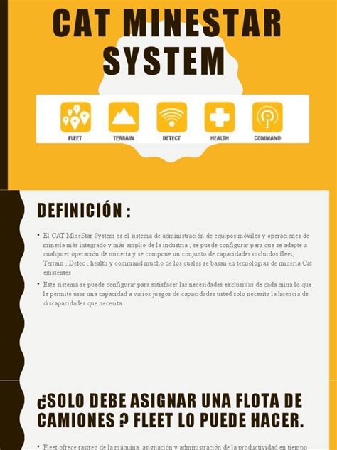 Cat Minestar System Pdf Minería Camión