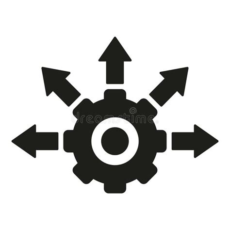 Gear Victory Success Icon Simple Vector Human Training Stock Illustration Illustration Of