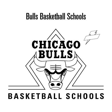 Chicago Bulls Logo Coloring Page