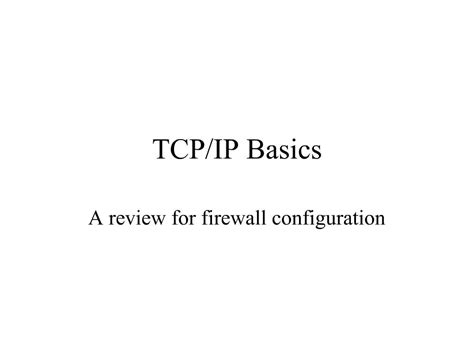 PPT TCP PowerPoint Presentation Free Download ID 249107