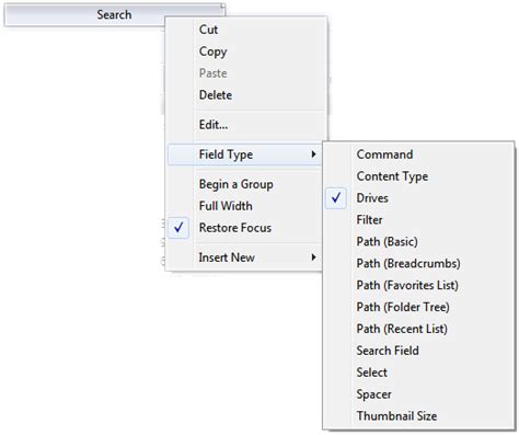 Field Buttons Field Buttons