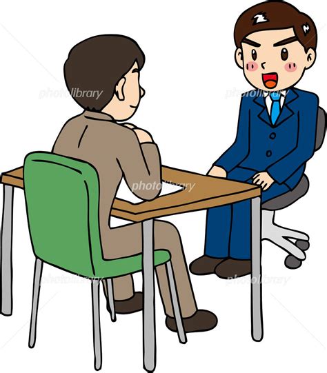 就職活動・面接男性イラスト イラスト素材 1766828 フォトライブラリー Photolibrary