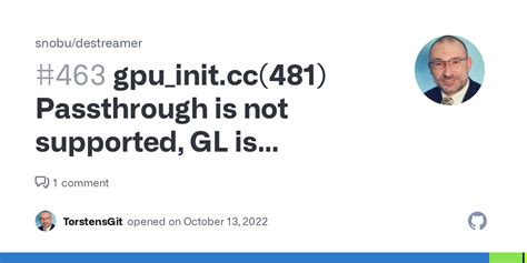 Gpuinitcc481 Passthrough Is Not Supported Gl Is Disabled Angle Is