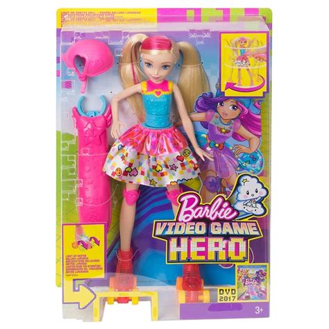 Barbie Video Game Hero Light Up Skates Barbie Doll Dtw17 Barbie