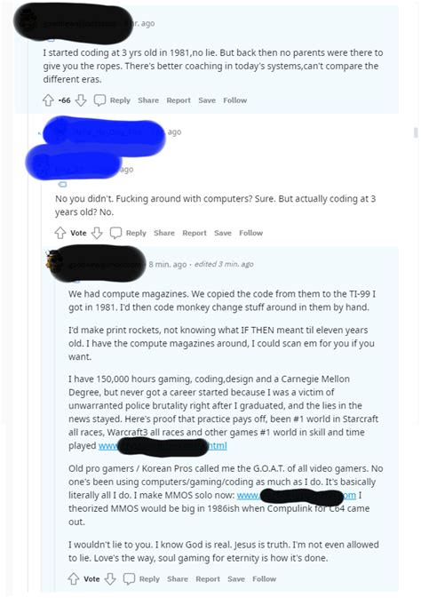 big brain started coding at 3 years old then gives whole life story