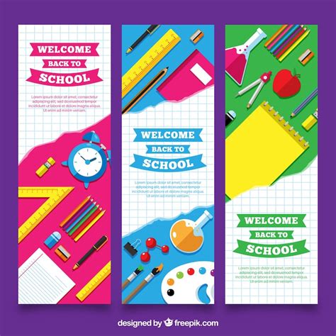 School Vertical Banner Images Free Download On Freepik